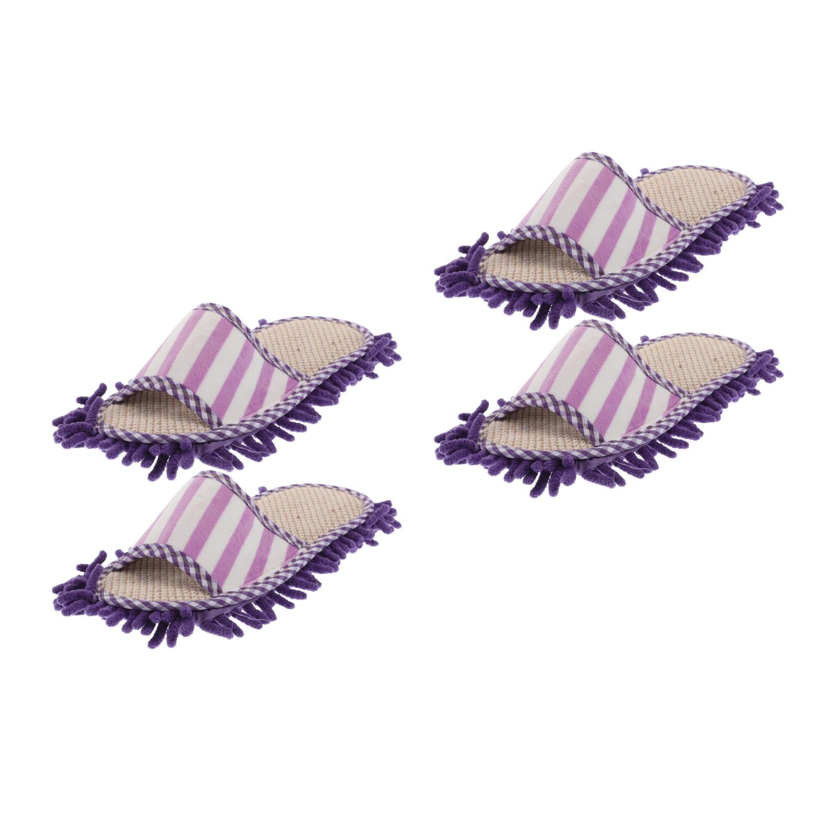 Masteelf 2 Pairs Of Mop Slippers Sweeping Slippers Chenille Mop Shoes ...