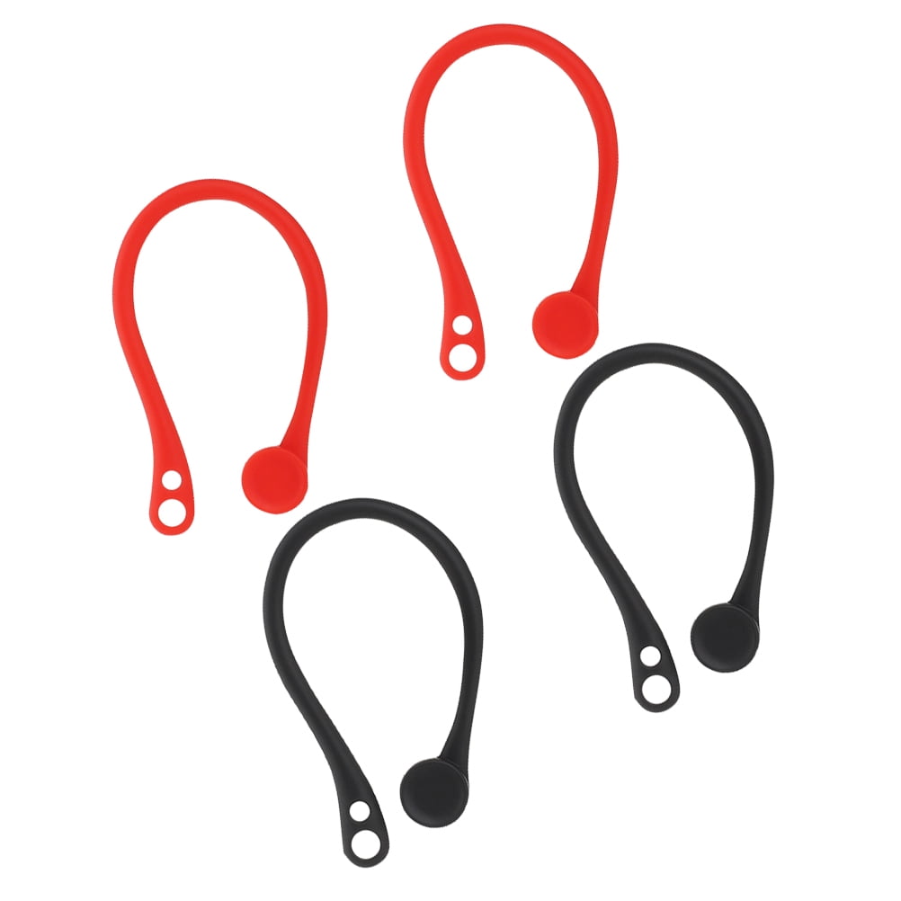 Masteelf 2 Pairs Silicone Ear Hooks Holder for Earphones Earbuds with ...