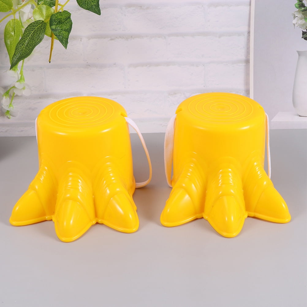 SWETRACE Childrens Stilts Stepper Toy Plastic 2 Pairs Red For ...