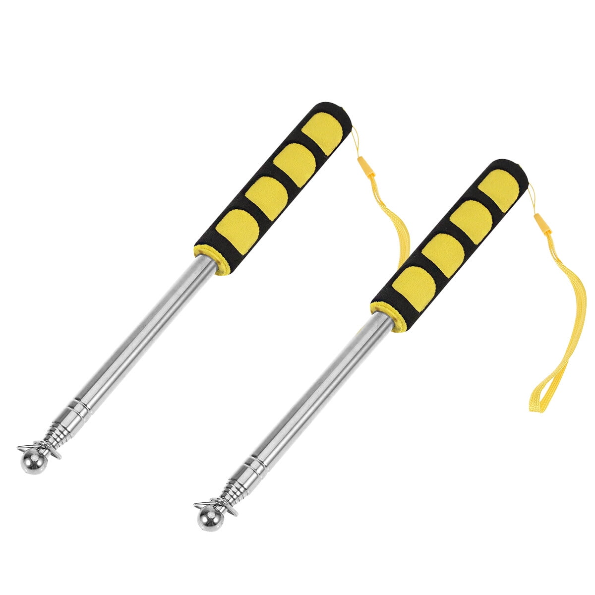 Masteelf 2 Pcs 1.2M Stainless Steel Flag Pole Hand-held Teaching Rod ...