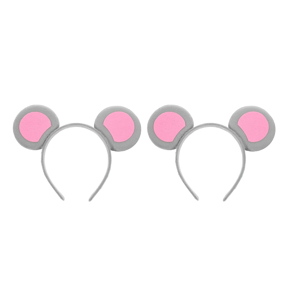 Masteelf 2 Pcs Adorable Cartoon Mouse Headband Animal Ears Headbands ...