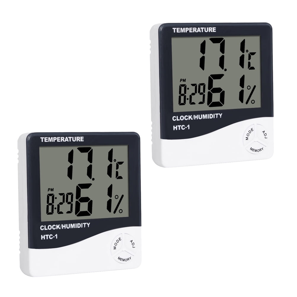 Masteelf 2 Pcs Battery LED Alarm Clock Digital Fridge and Freezer ...