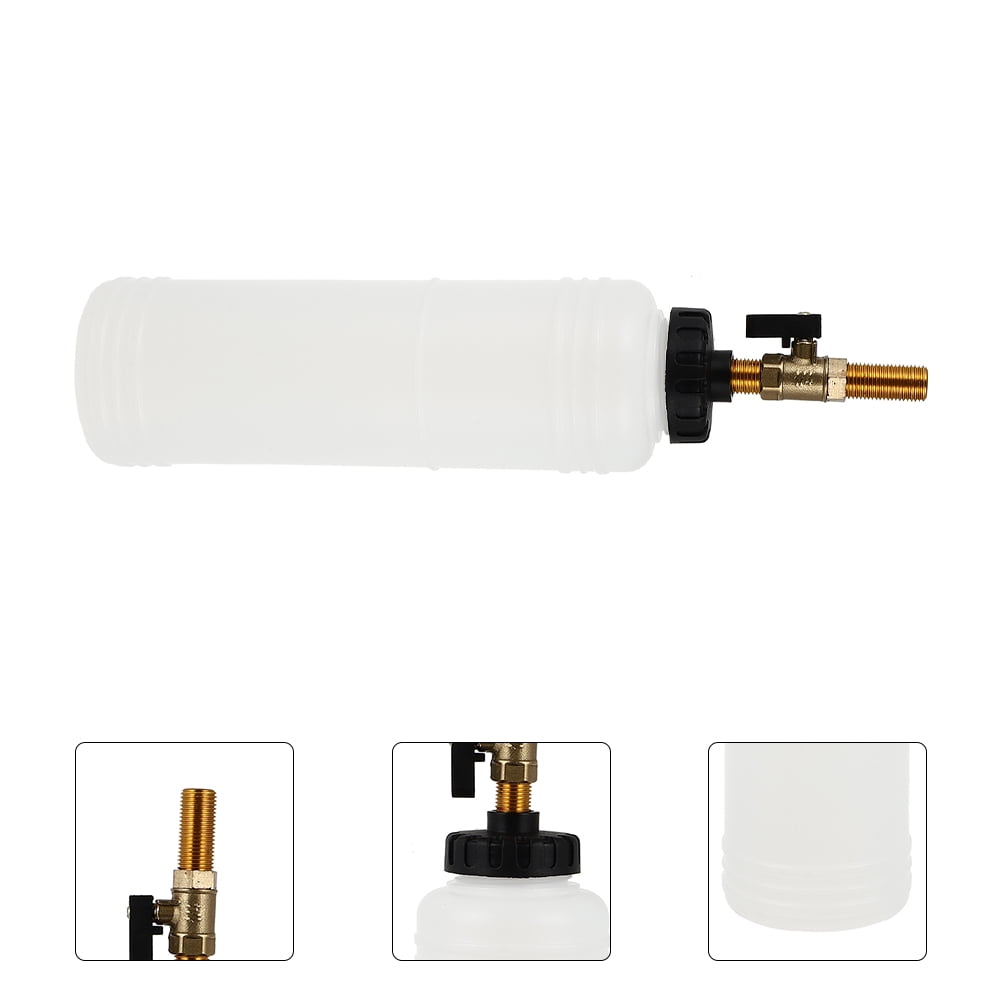 Masteelf 2 Pcs Car Oil Extractor Engine Change with Hose Bottle White ...