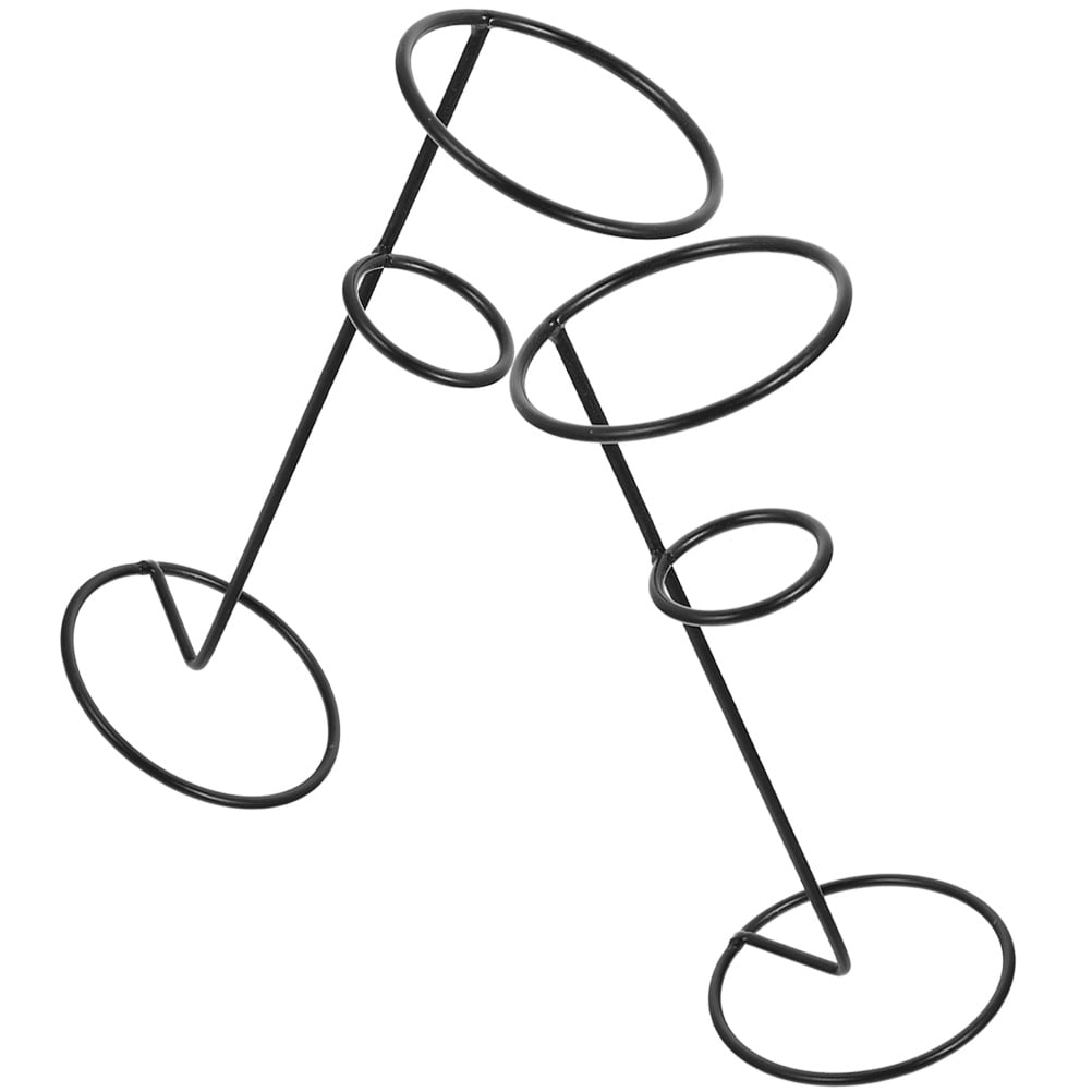 Masteelf 2 Pcs Cone Holder Rack Metal Ice Cream Holders Serve Party ...