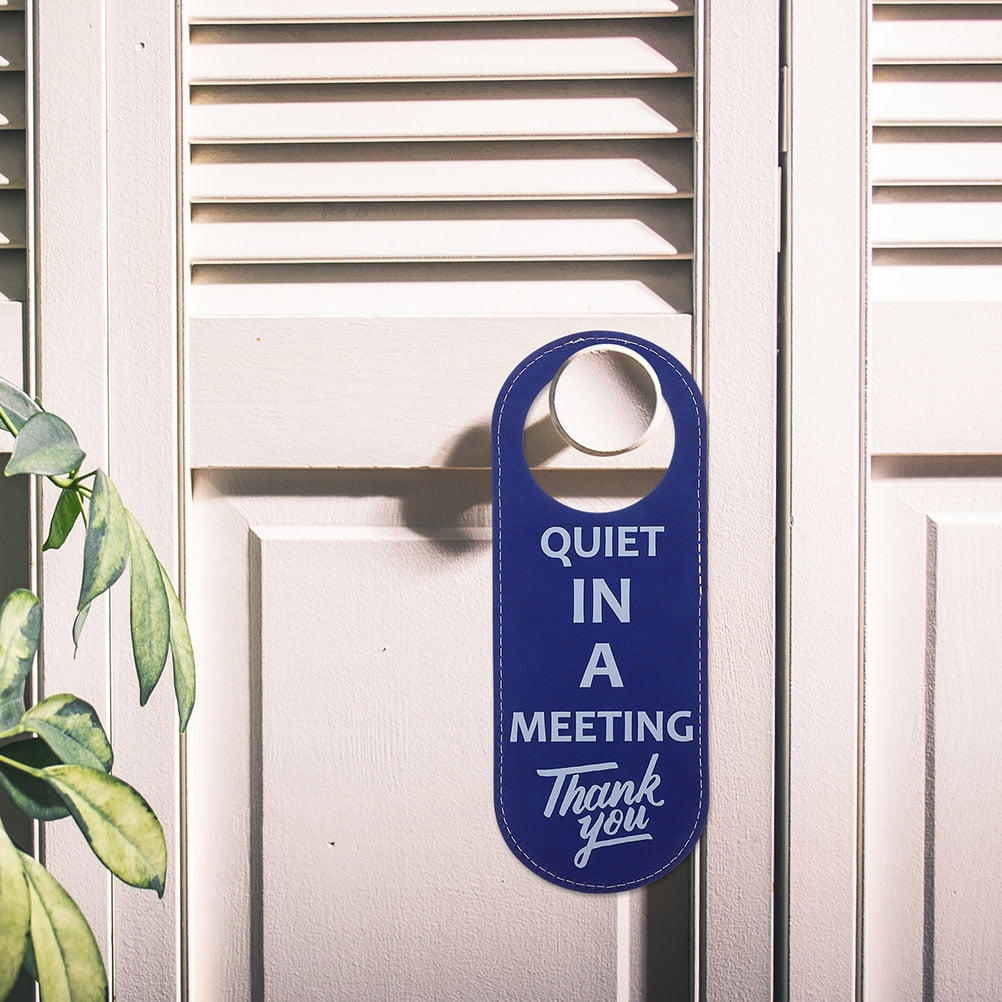 Masteelf 2 Pcs Conference Room Scheduler Do Not Disturb Signs for Doors ...