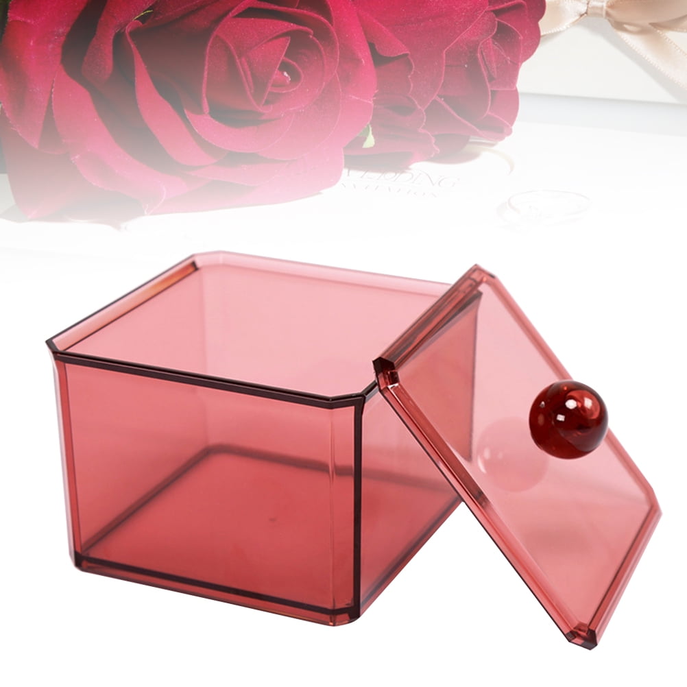 Masteelf 2 Pcs Cotton Ball and Swab Holder Organizer Clear Acrylic ...