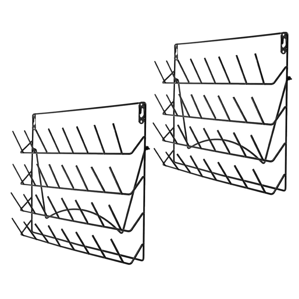 Masteelf 2 Pcs Dish Drying Rack Cup Holder Back Scrubber with Handles ...
