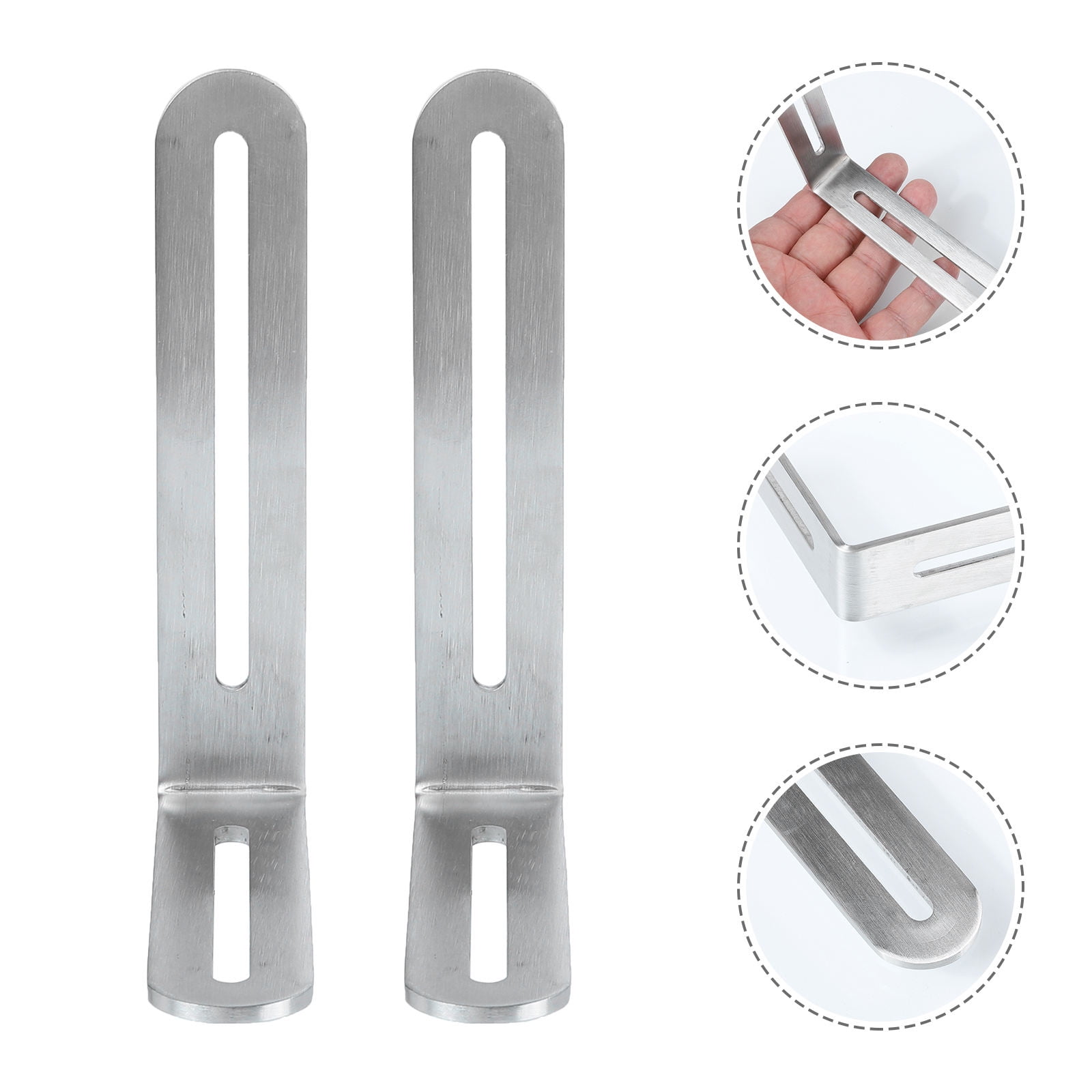 Masteelf 2 Pcs Furniture Shelf Corner Brace L-shaped Code Angles ...