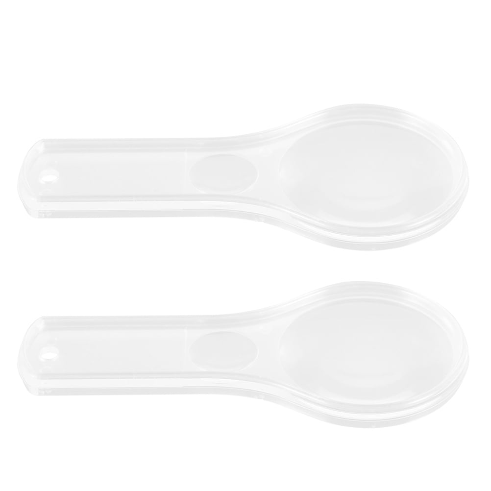 Masteelf 2 Pcs Hand Lens 3X Acrylic Magnifier Mini Hand-Held Magnifying ...