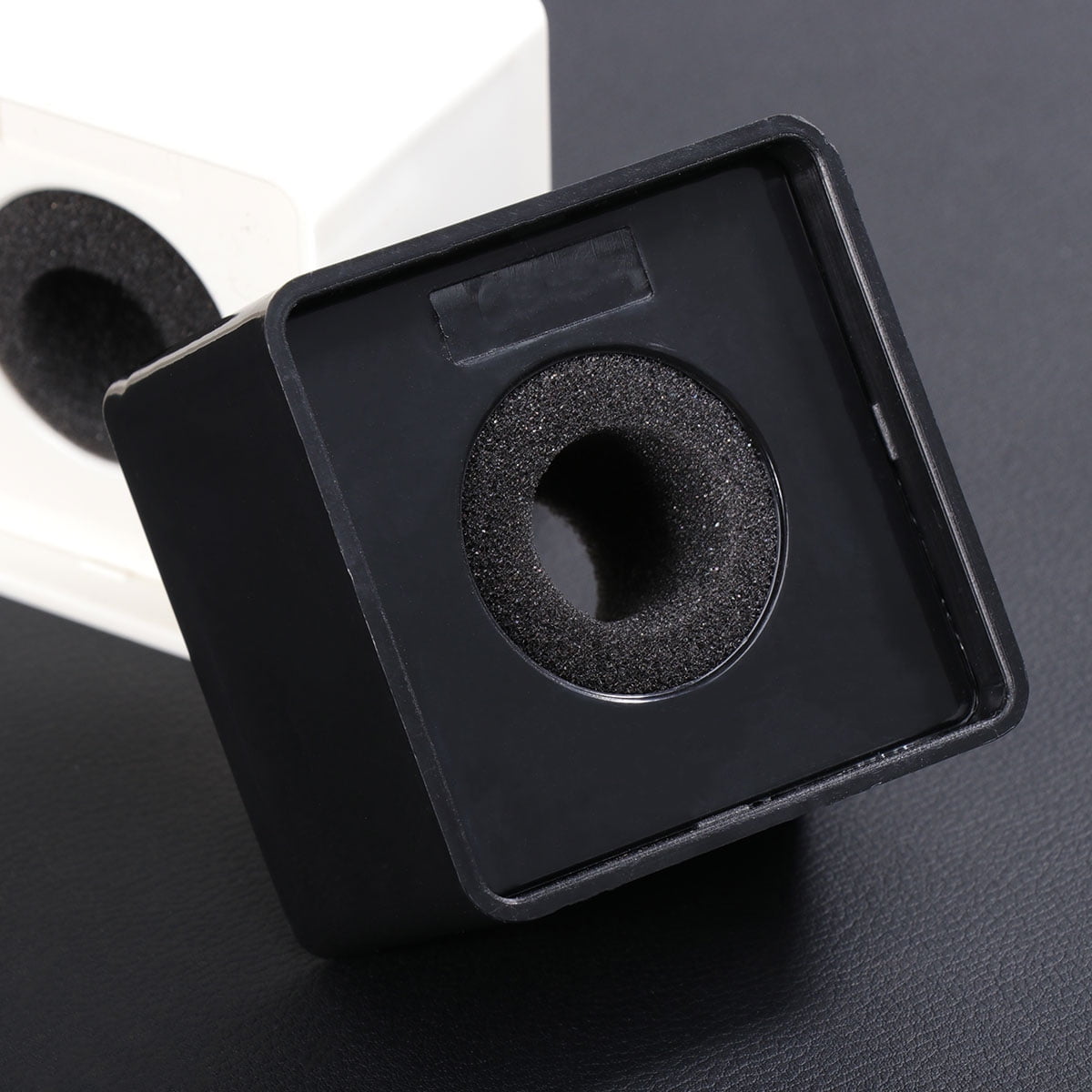 Masteelf 2-Pack Square Microphone Logo Stand Protector for Reporters ...