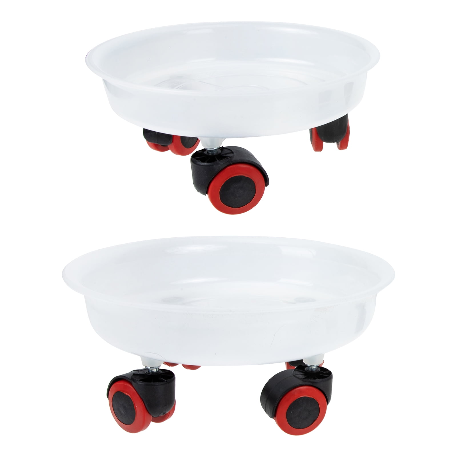 Masteelf 2 Pcs Mobile Pot Base Plant Square Planter Saucers Rollers ...