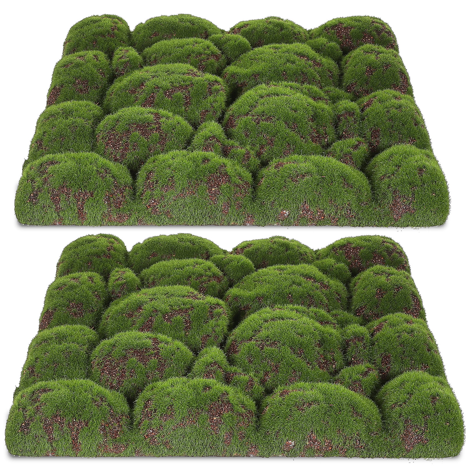 Masteelf 2 Pcs Moss Wall Decors Moss Wall Panel Moss Mat Grass Wall Backdrop Moss Panel ...