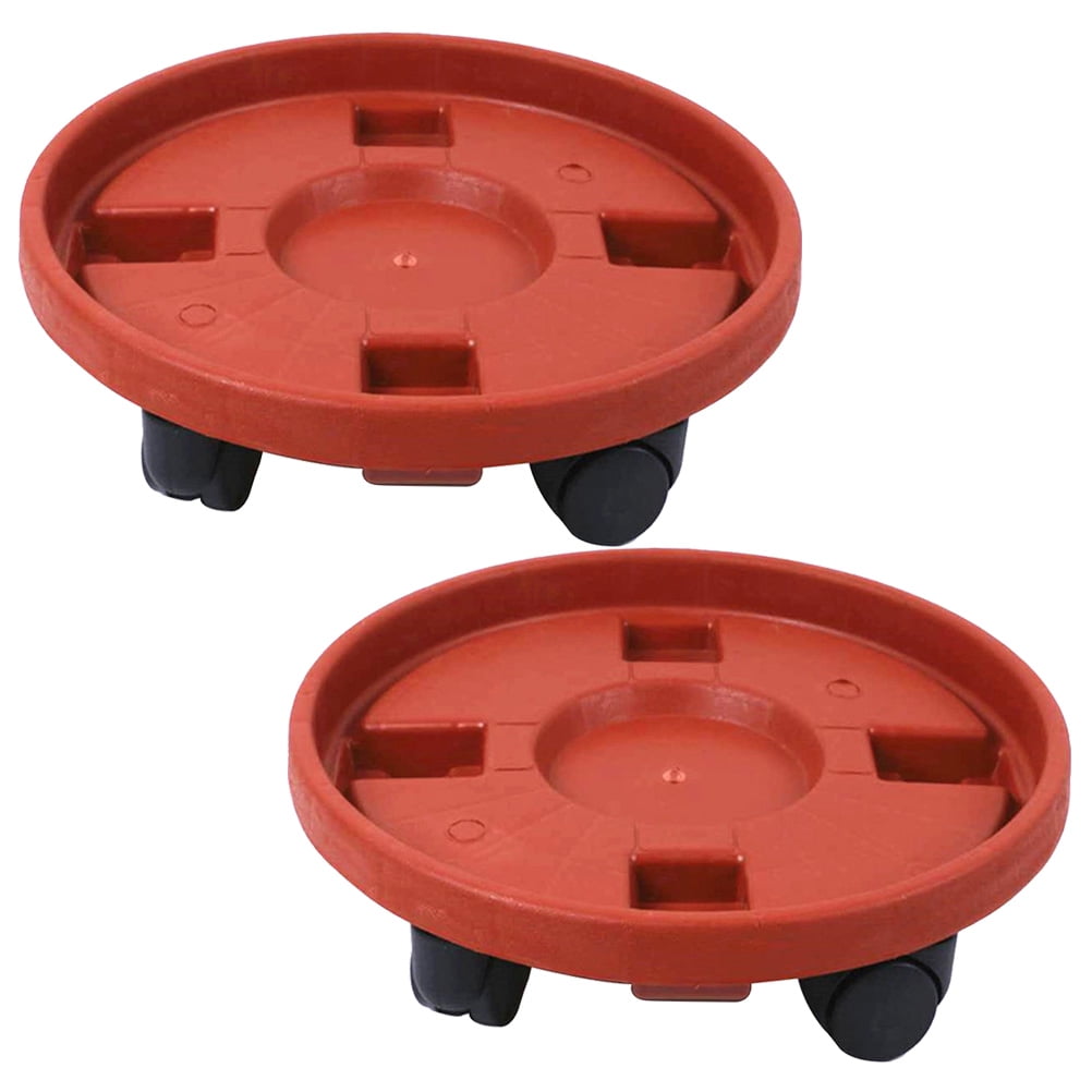 Masteelf 2pcs Plant Flower Pot Base with Removable Wheels for Home in ...