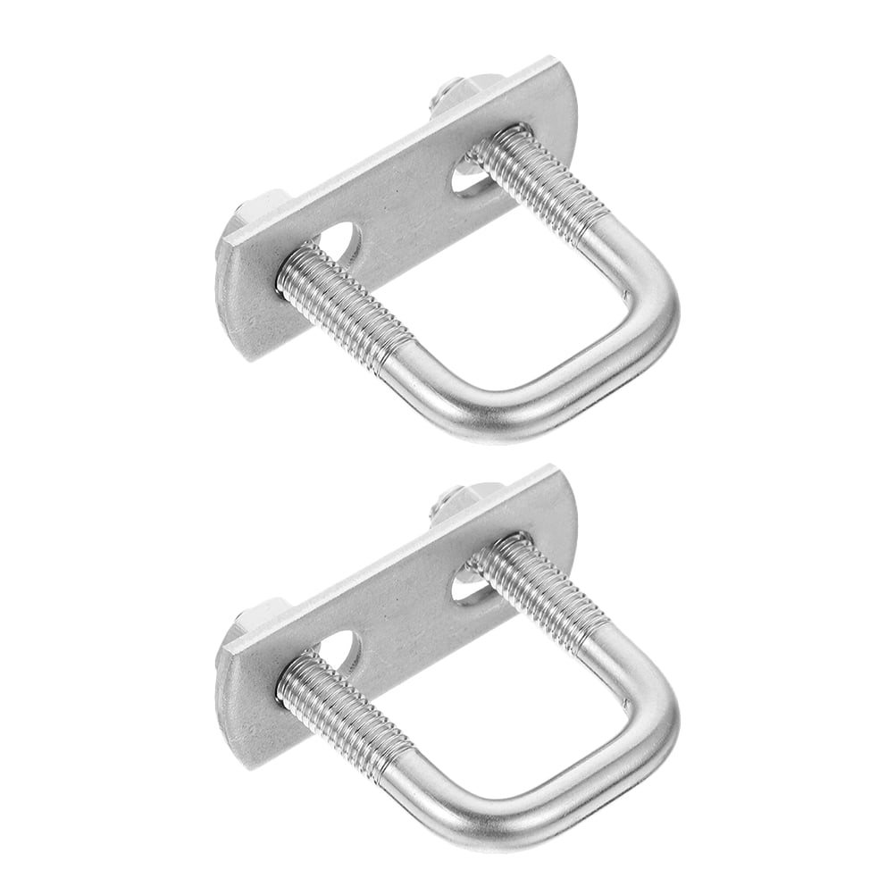 Masteelf 2 Pcs U-shaped Bolts Stainless Clamps Bolts Right Angle U ...