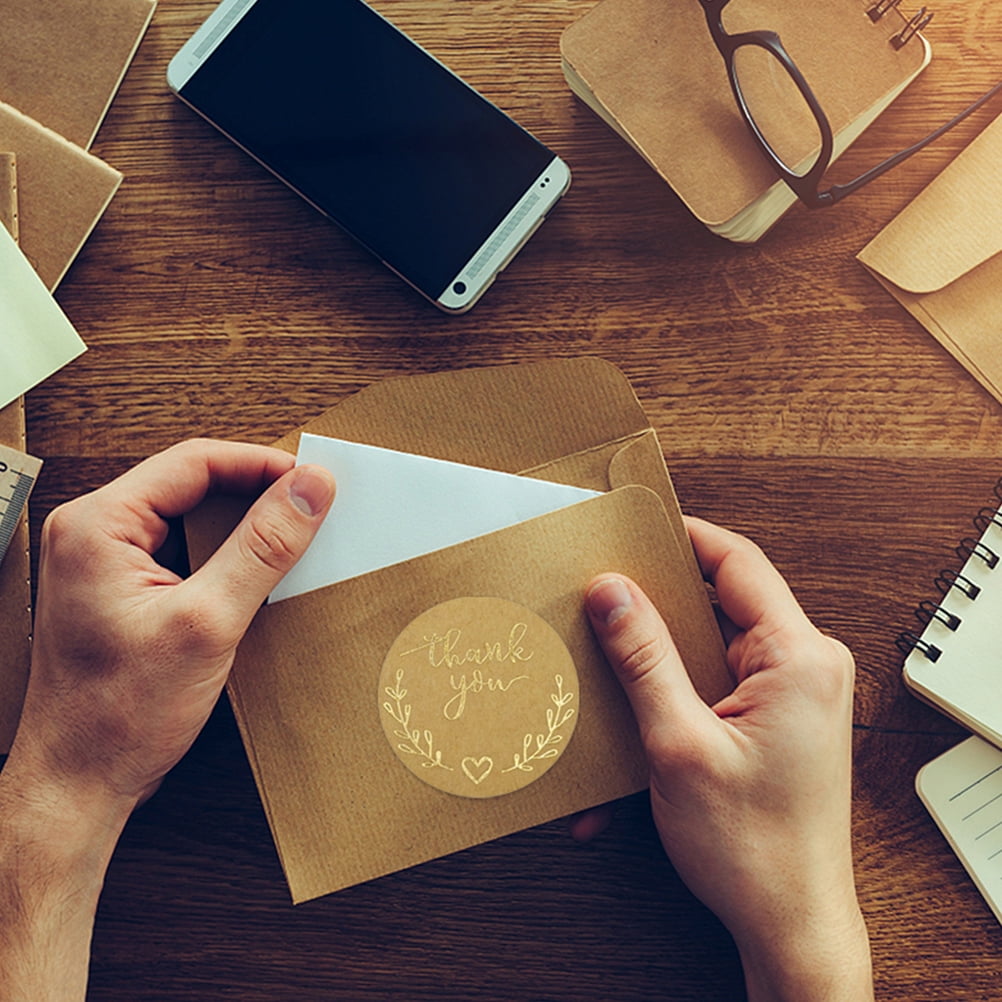 Masteelf 2 Rolls Paper Wrapping Tags Unique Sealing Decals Label ...