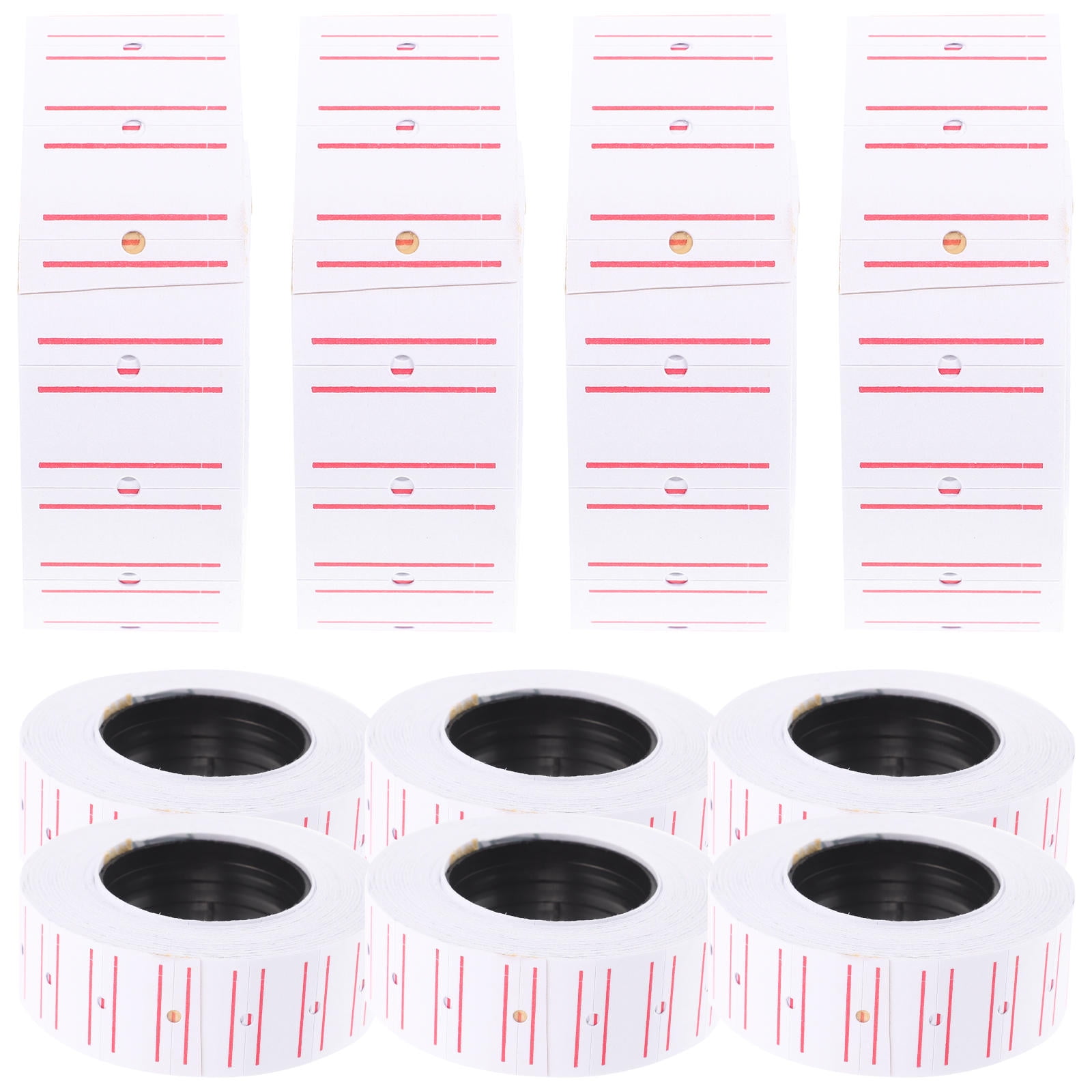 Masteelf 2 Rolls Price Marker Label Supermarket Cost Tag Paper Price ...