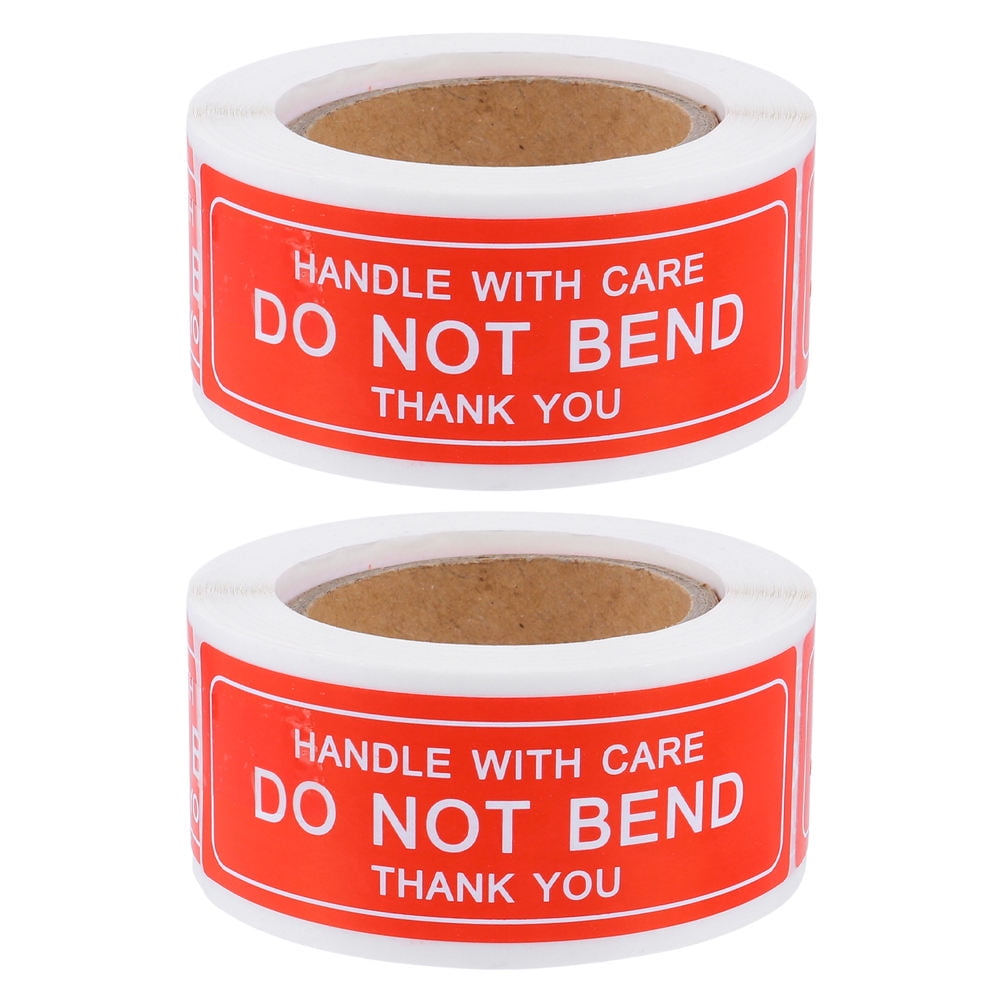 Toddmomy Red Fragile Stickers for Shipping and Storage 2 Rolls 150 Each ...