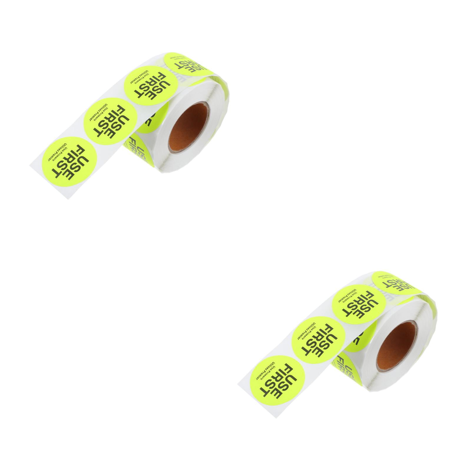Masteelf 2 Rolls Use First Stickers Food Service Inventory Control ...