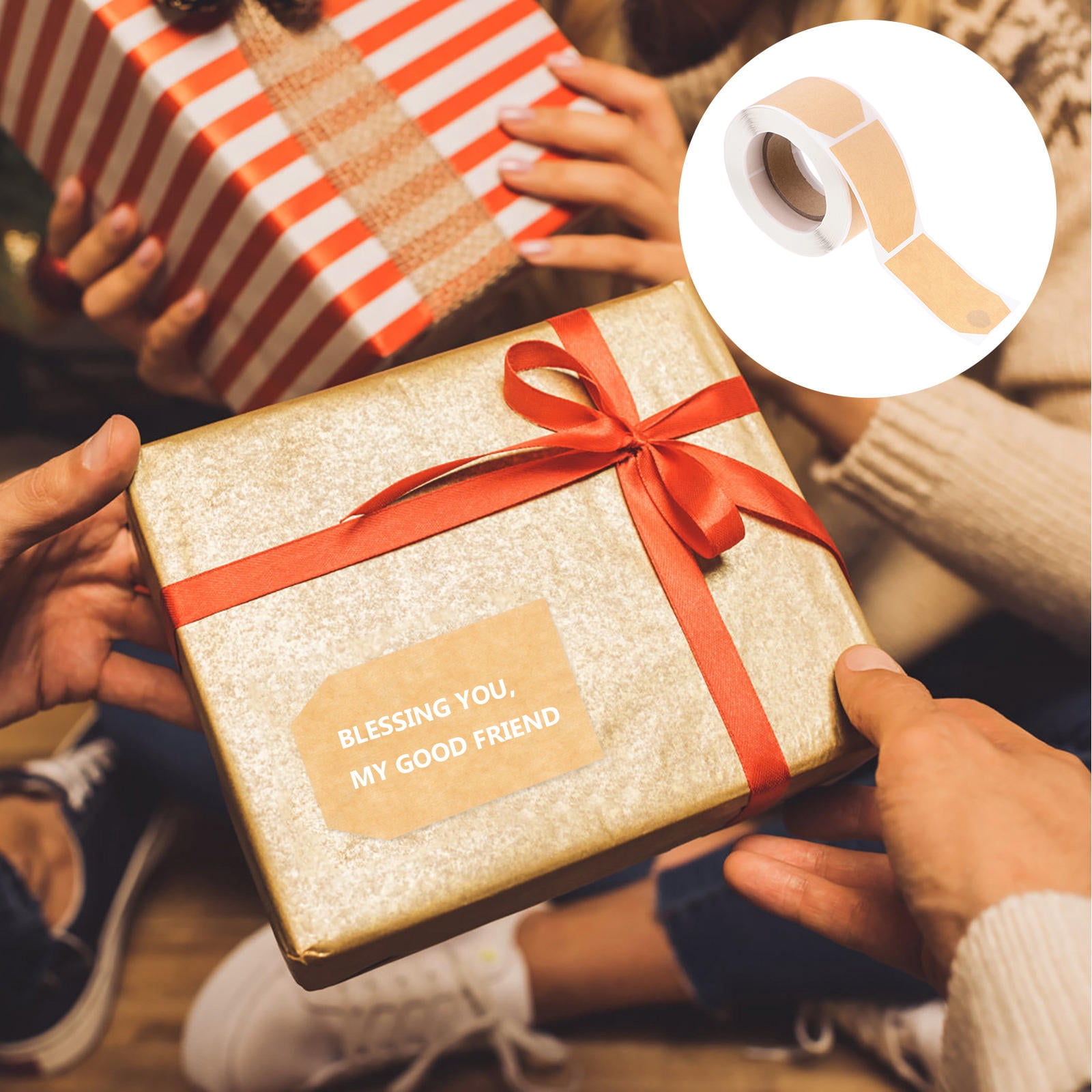 Masteelf 2 Rolls of Label Stickers Blank Label Stickers Classification ...