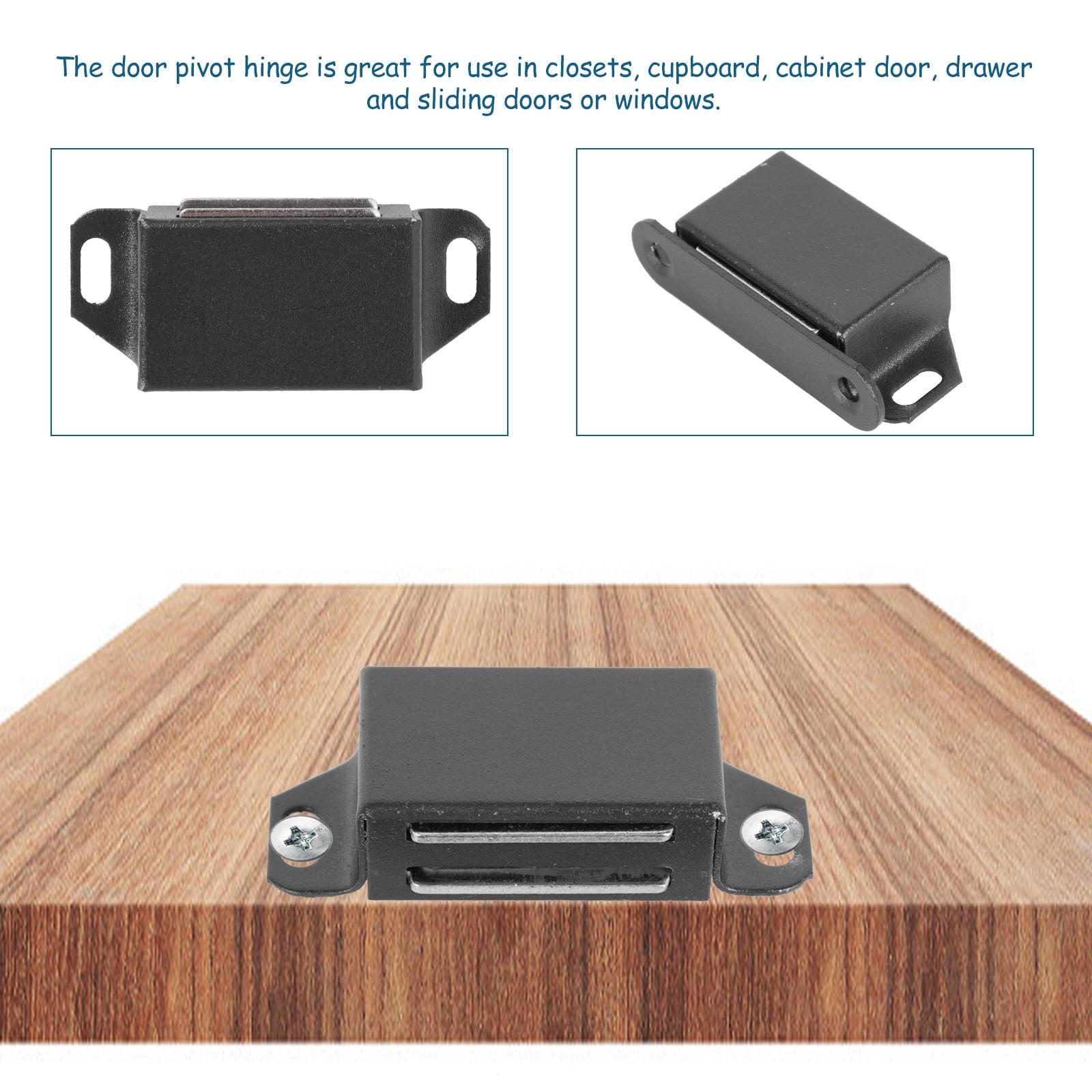 Masteelf 2 Set Cabinet Invisible Hinge Magnets Door Catch Hinges for ...