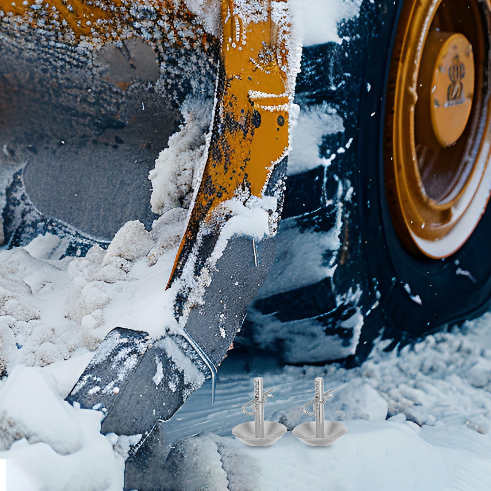 Masteelf 2 Set Replacement Snow Plow Skid Shoes Replaces Part ATV Snow ...