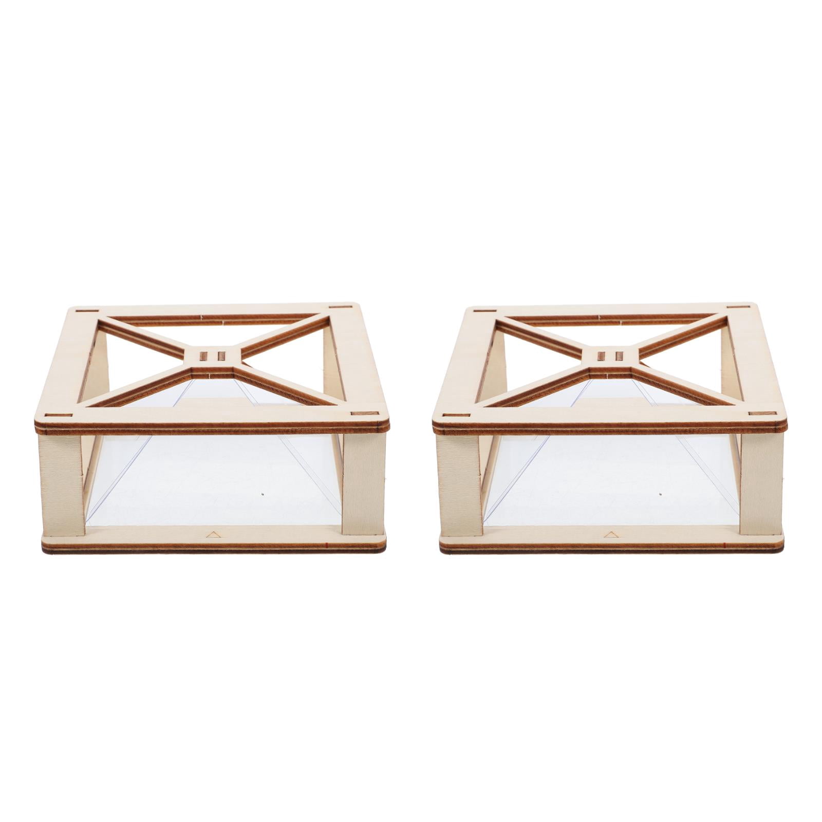 Masteelf 2 Sets 3d Holographic Projector Toy Handmade Diy Science