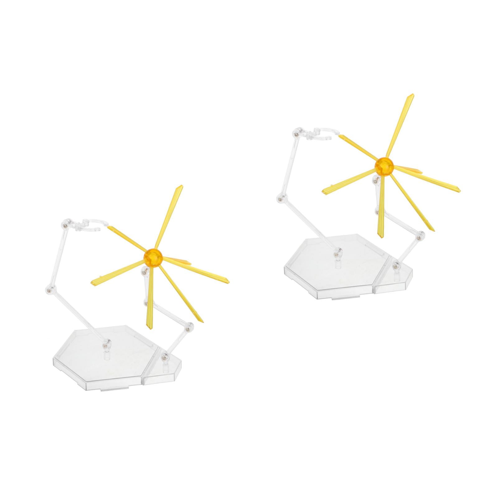 Masteelf 2 Sets Action Figure Stand Assembly With Effects Doll Display ...