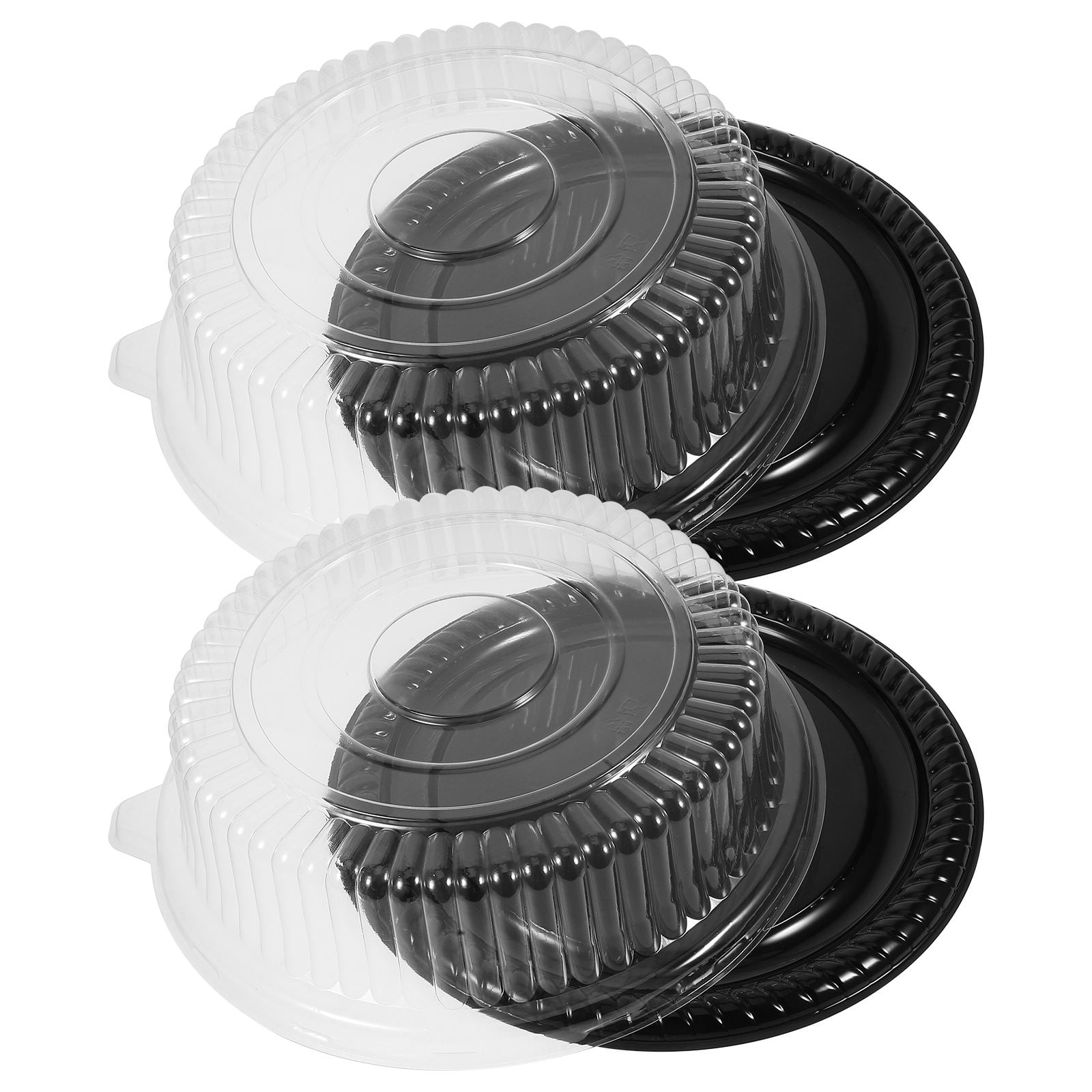 Masteelf 2 Sets Bakery Box Party Platters with Lids Cake Boxes Cupcake ...