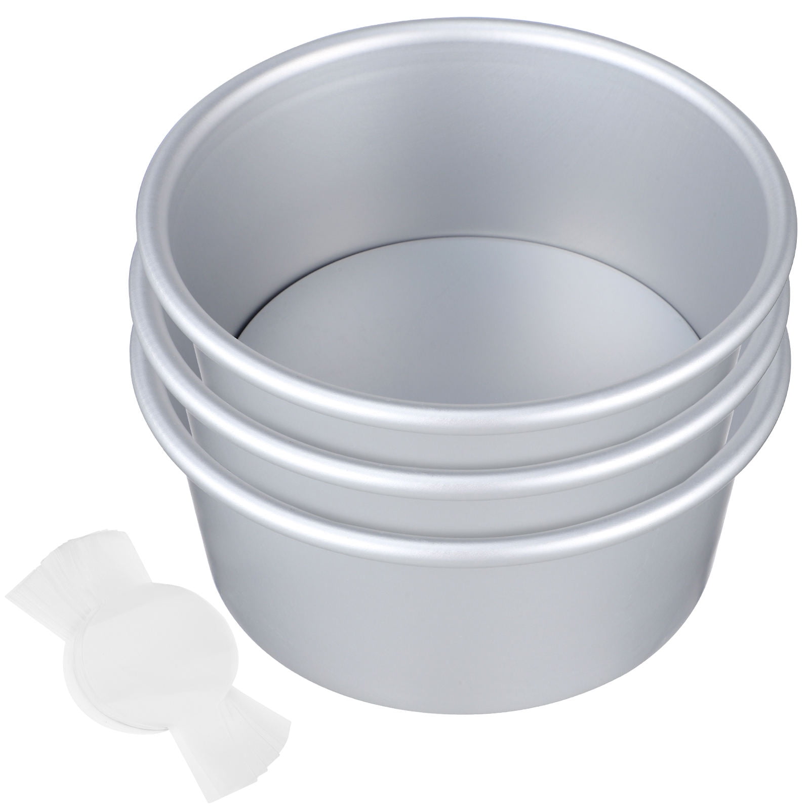 Masteelf 2 Sets Cake Tin and Cake Tin Liners Set Cake Parchment Cake ...