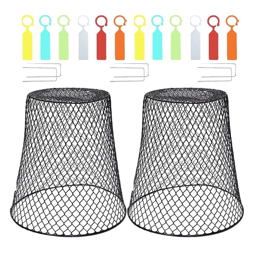 Masteelf 2 Sets Garden Cover Metal Plant Netting Plant Protection Dome ...