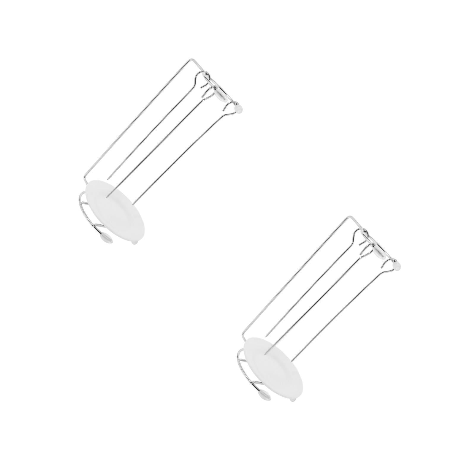 Masteelf 2 Sets Kebab Skewer Stand Barbecue Rack Bbq Hanger Standing ...