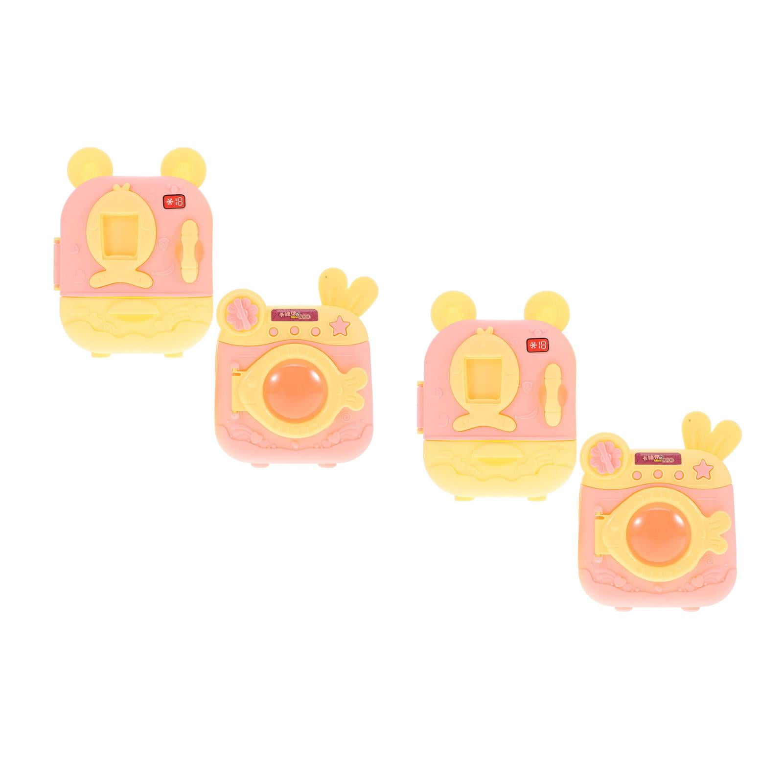 Masteelf 2 Sets Kids Washing Machine Toy Mini Washer and Dryer Playset ...