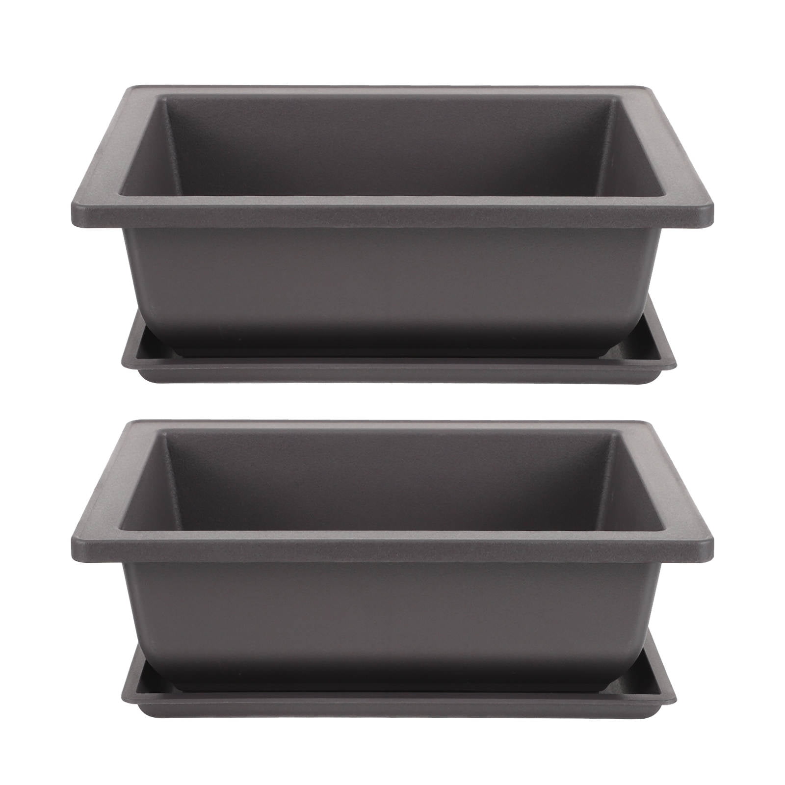 Masteelf 2 Sets Plastic Flower Pot Growing Pots for Plants Bonsai ...