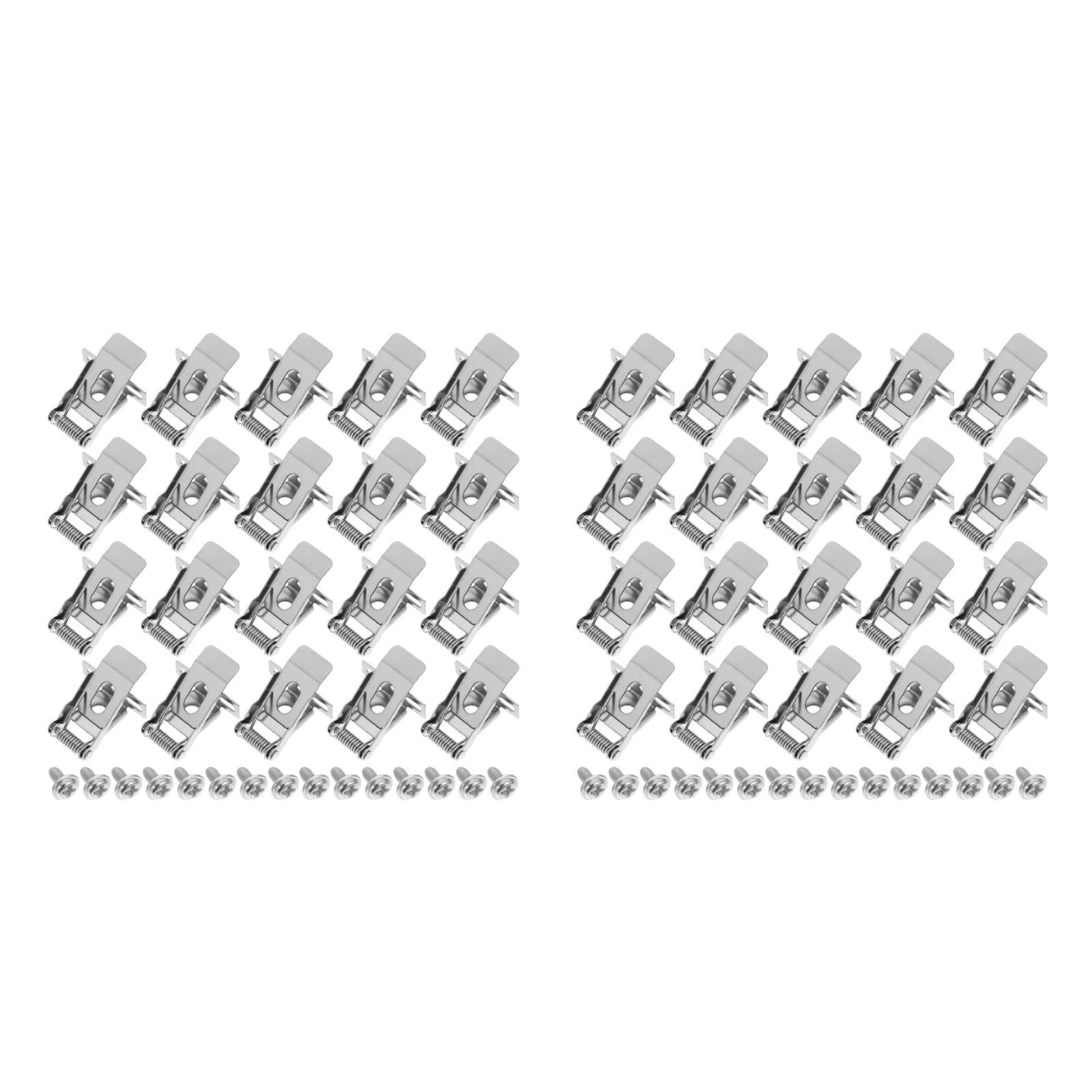 Masteelf 2 Sets of Recessed Light Fixture Clips Spring Clamps Recessed ...