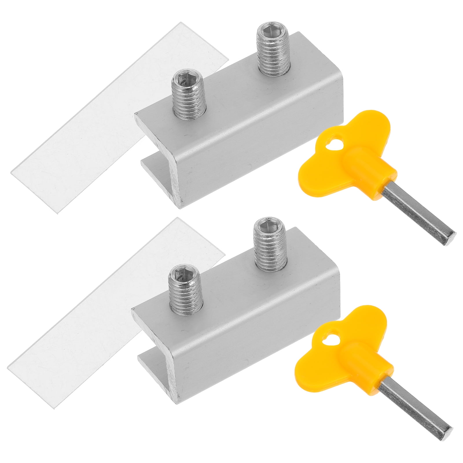 Masteelf 2 Sets Window Locks Sliding Security Window Lock with Key for ...