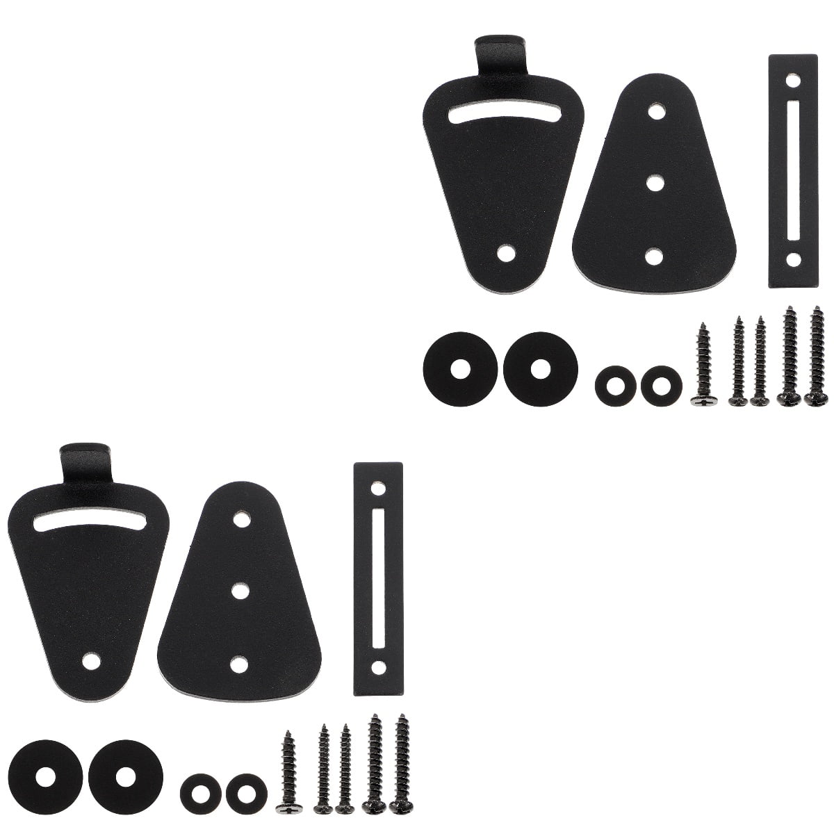 Masteelf 2 Sets of American Style Barn Sliding Door Lock Indoor Wooden ...