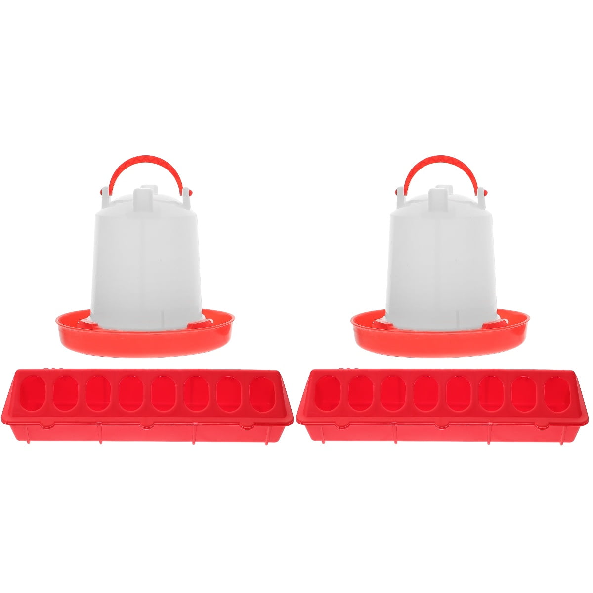 Masteelf 2 Sets of Chicken Water Container Chick Food Holder Automatic ...