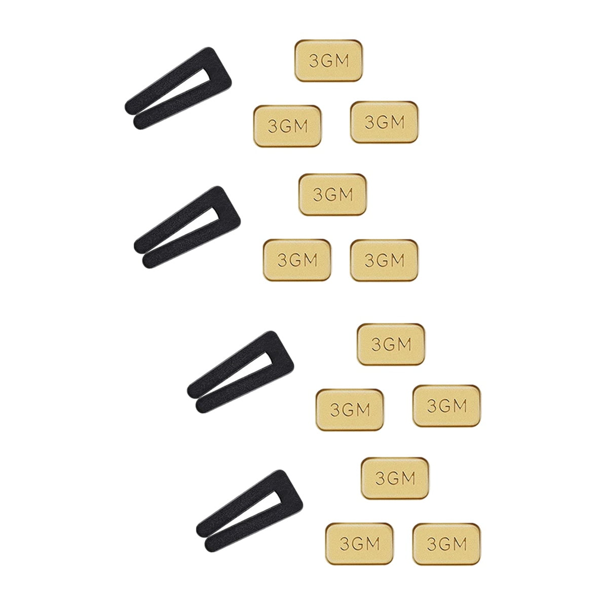 Masteelf 2 Sets of Fan Weight Balancing Kit Fan Balancing Clips Weight ...