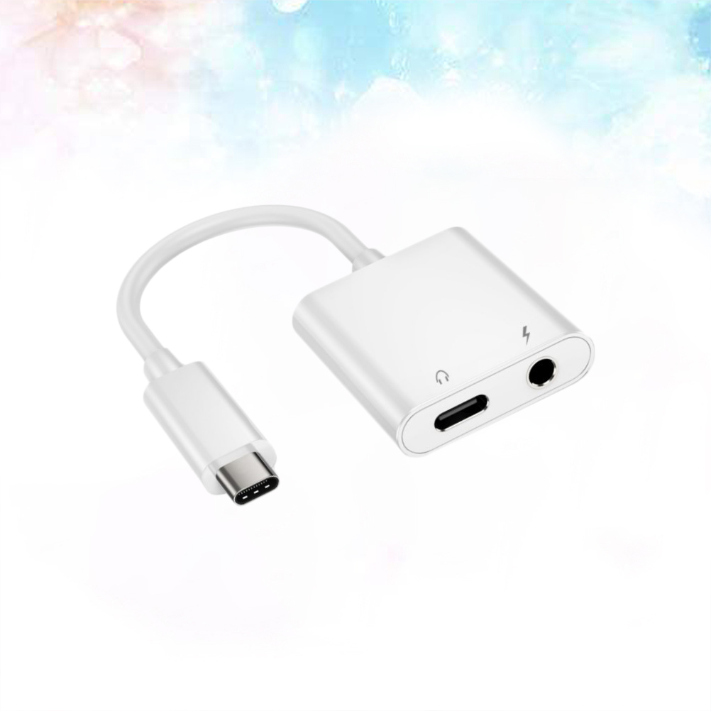 Masteelf 2-in-1 Type-C to 3.5mm Headphone Adapter for Transferring ...