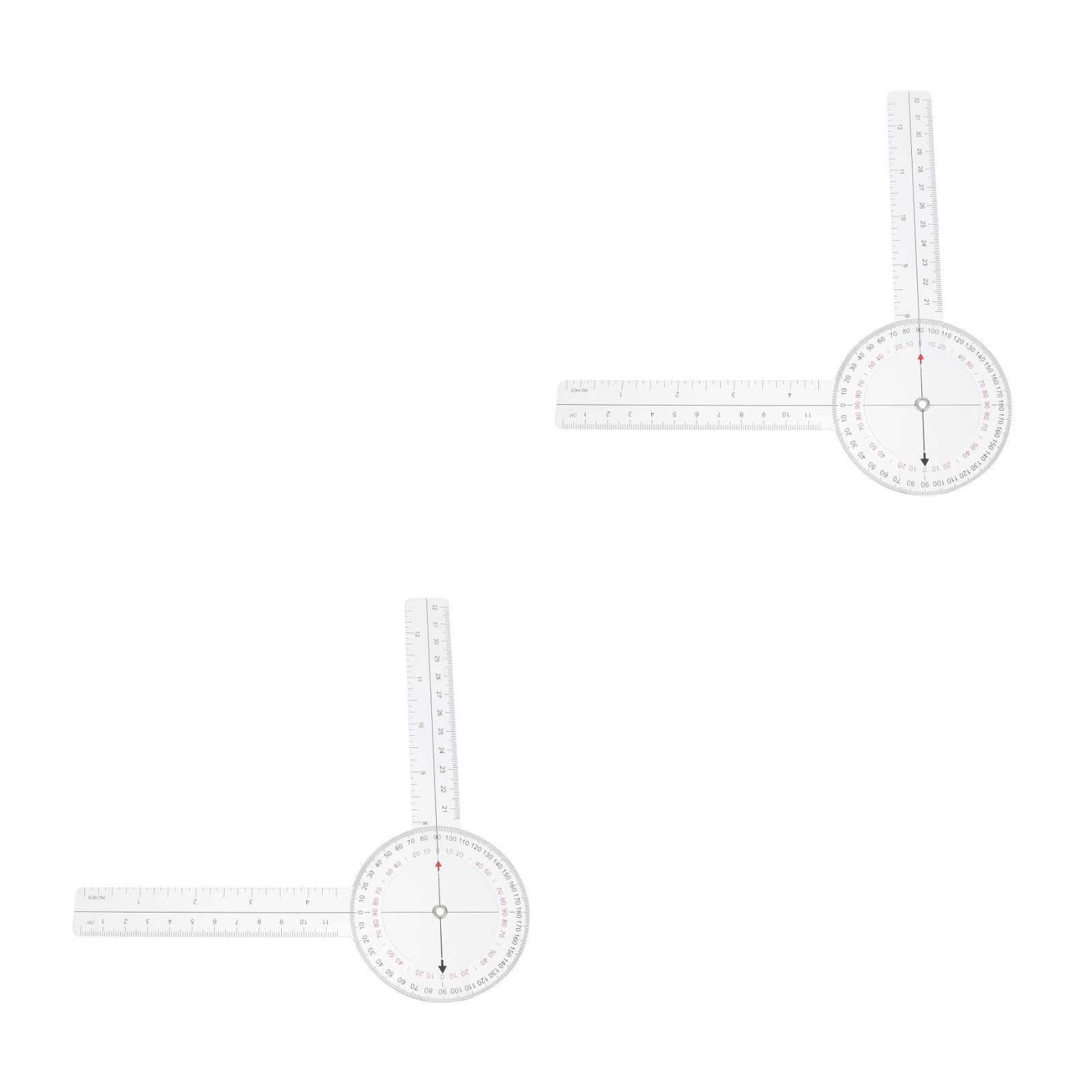 Masteelf 2 pcs Measuring Goniometer Flexible Physical Therapy Angle ...