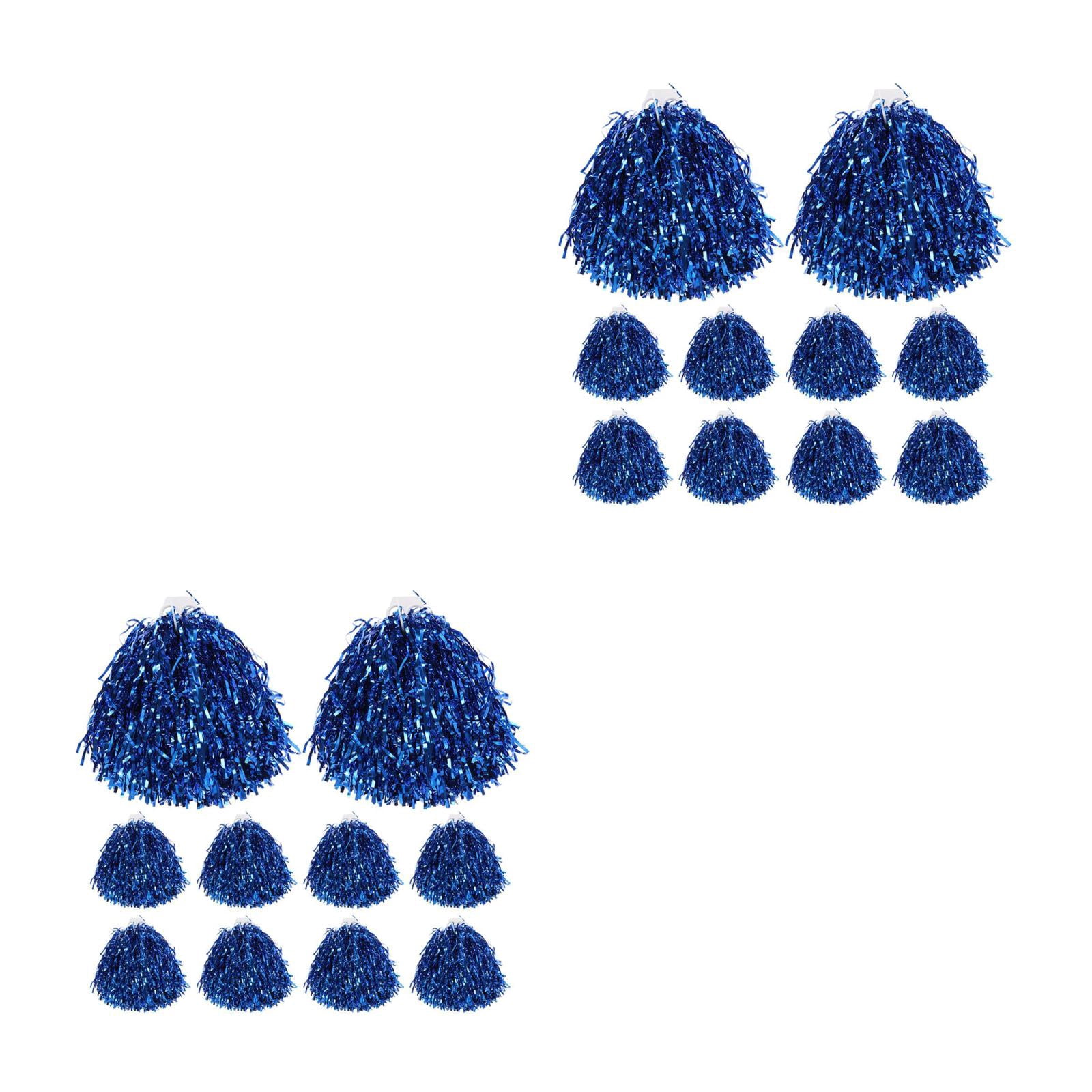 Masteelf 20 PCS Cheerleading Hand Decorations Metallic Cheerleading Pom ...
