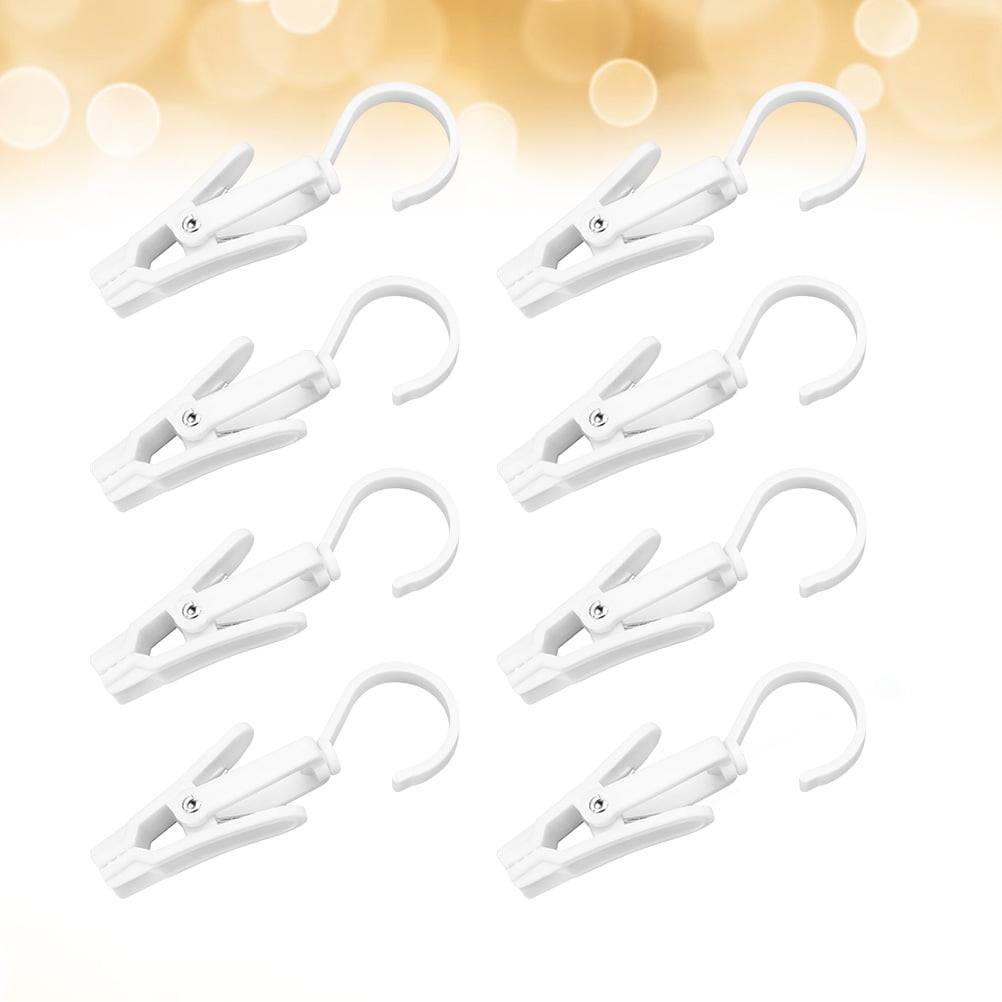 Masteelf 20 PCS Hangers for Clothes Curtain Clamp Hook Photo Drapery ...