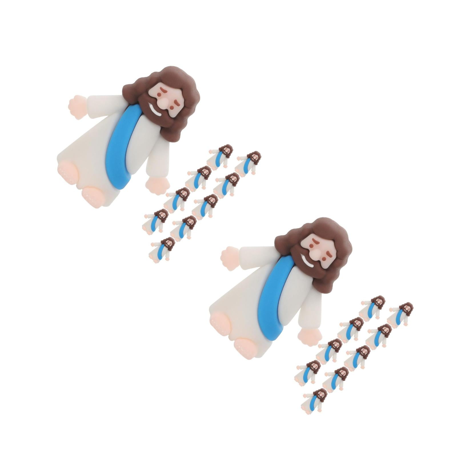 Masteelf 20 PCS Mini Jesus Figurines Jesus Figurine Miniature to Hide ...
