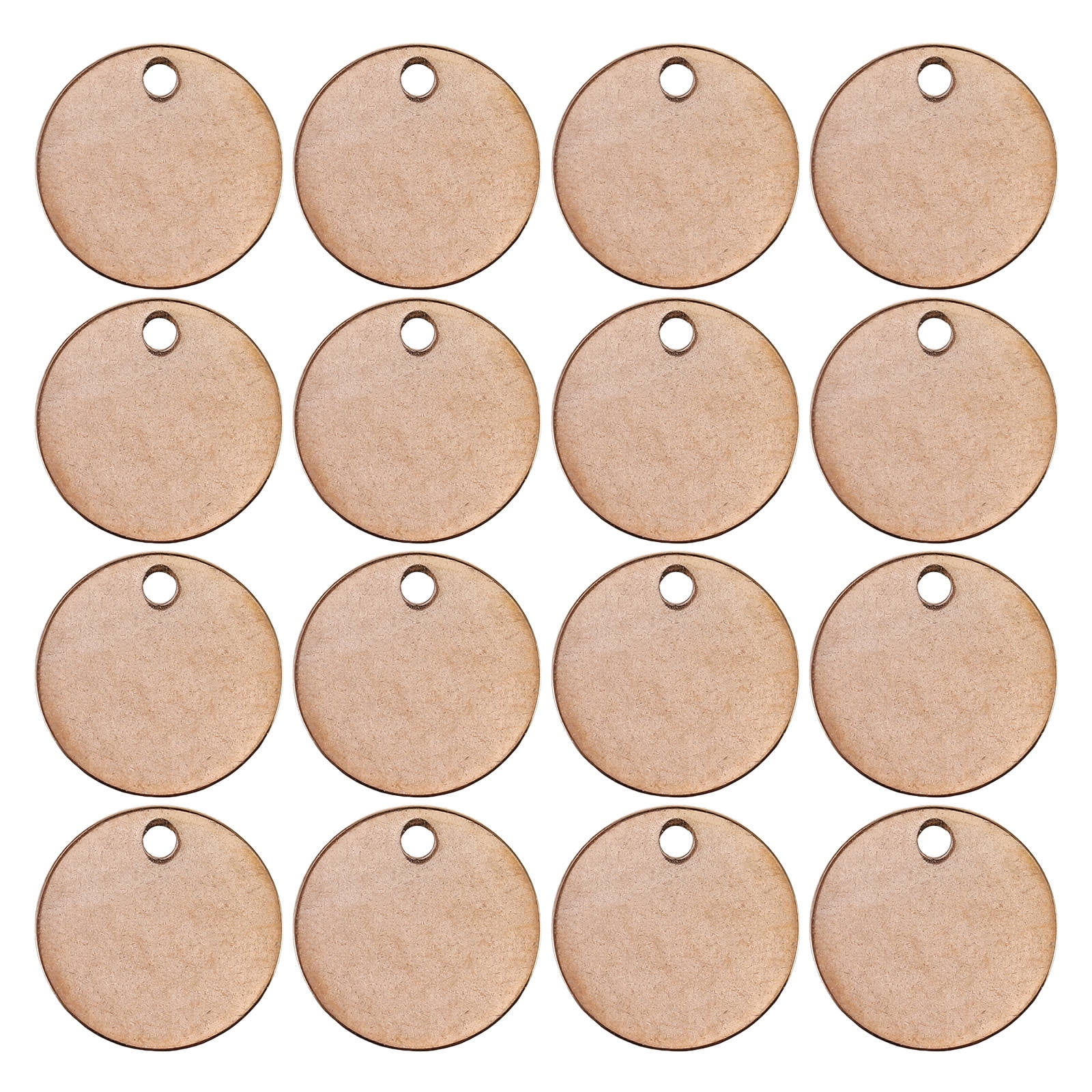 Masteelf 20 Pcs Aluminum Blank Metal Sublimation Round Stamping Rose ...