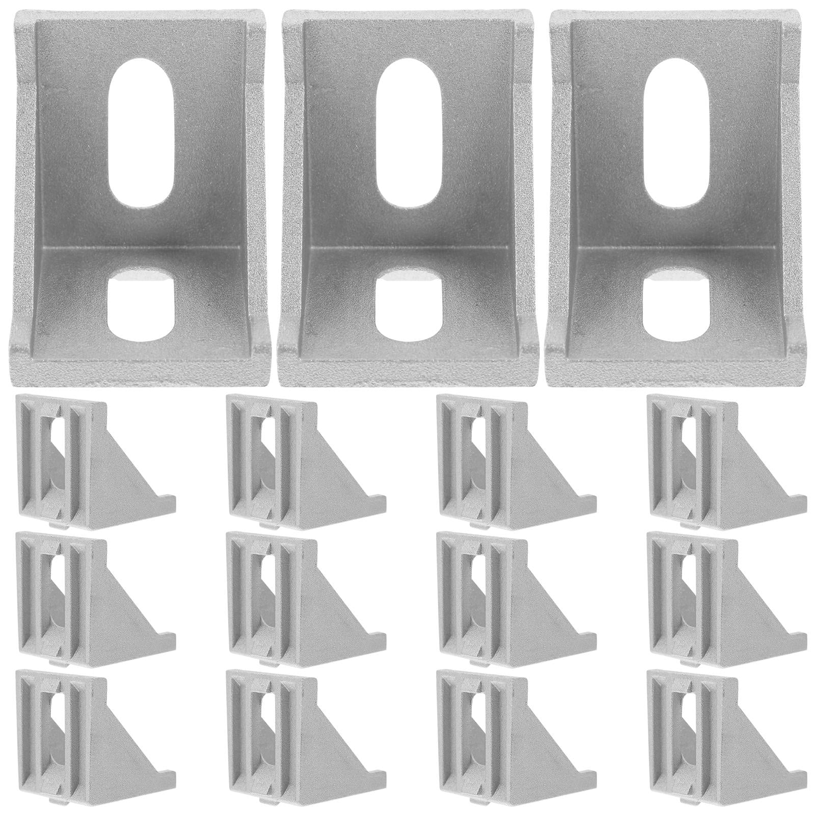 Masteelf 20 Pcs Aluminum Profile Angle Bracket Extrusion Connector ...