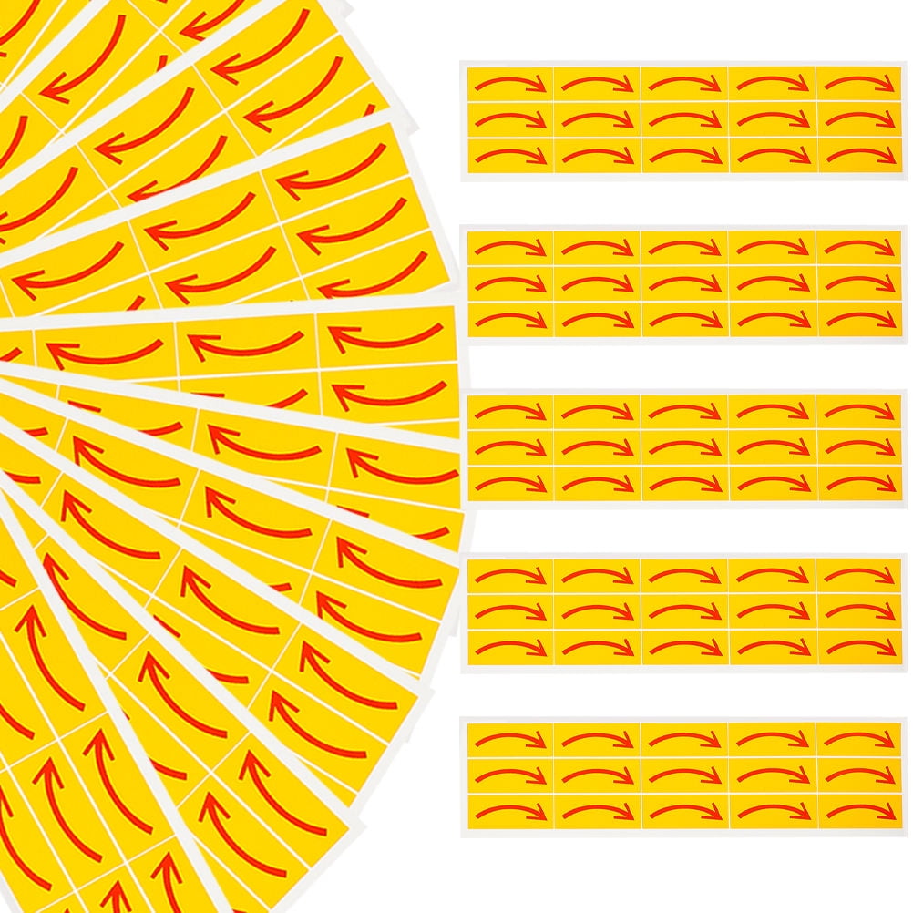 Masteelf 20 Pcs Arrow Transparent Removable Decal Practical Stickers ...