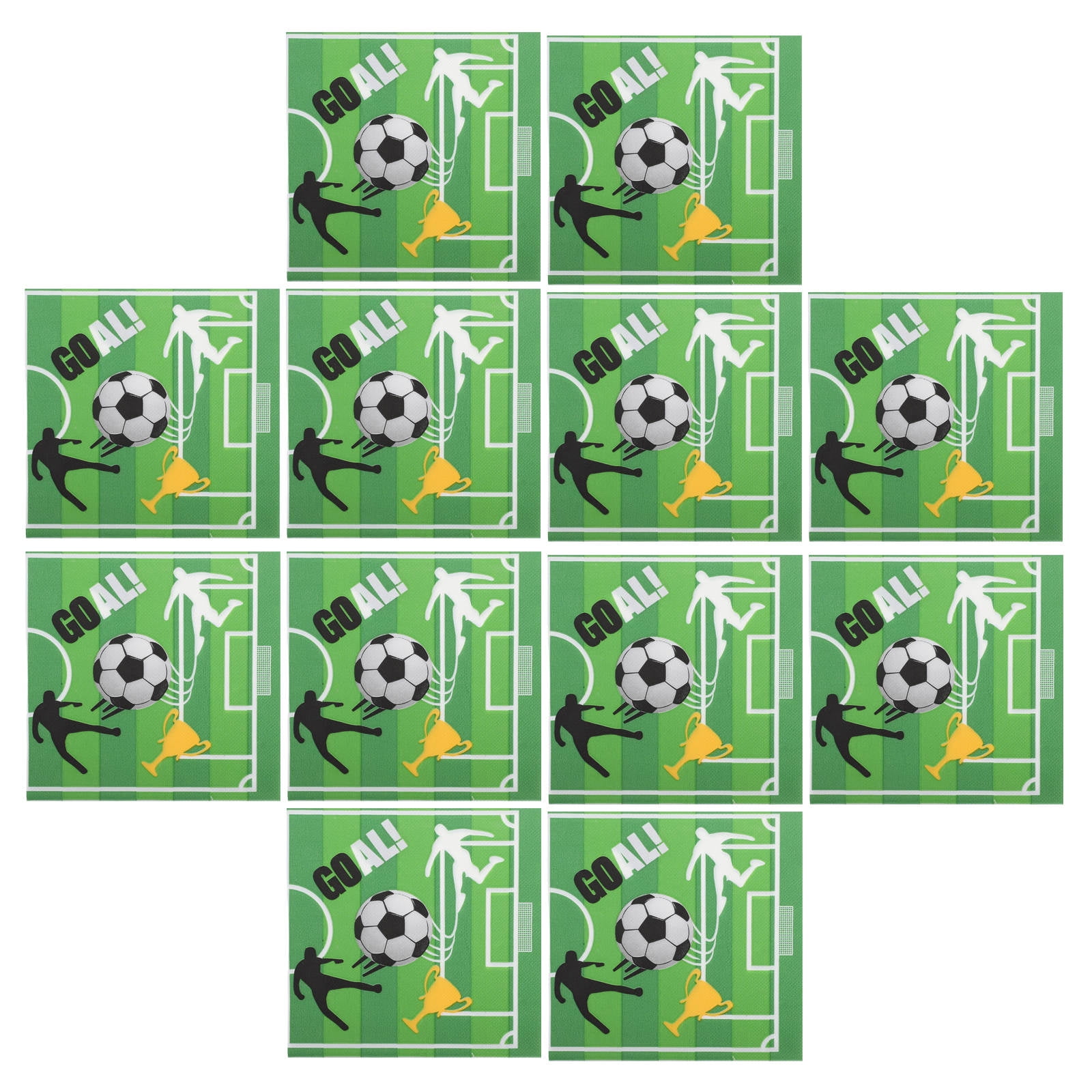 Masteelf Soccer Party Napkins Unique Design Multi Color Paper 20 Pieces ...