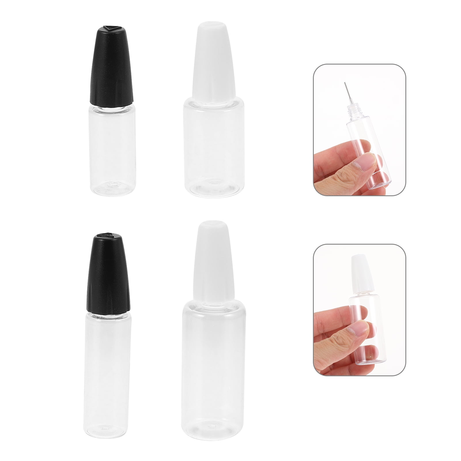 Masteelf 20 Pcs Bottles Oil Bottle Needle Bottle Dropper 9.4X2.75X2 ...