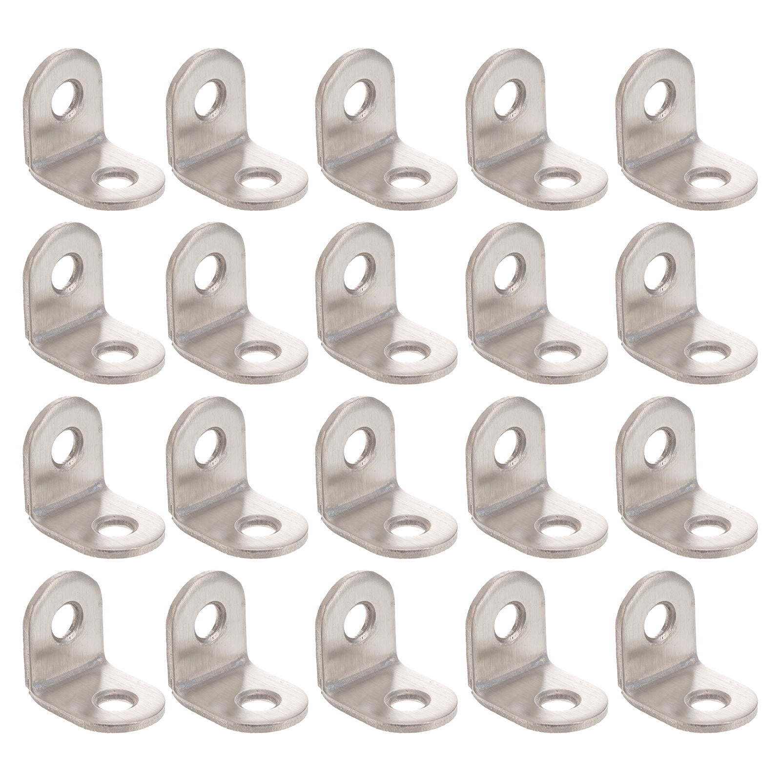 Masteelf 20 Pcs Brackets Top Fastener Stainless Steel Corner Code ...