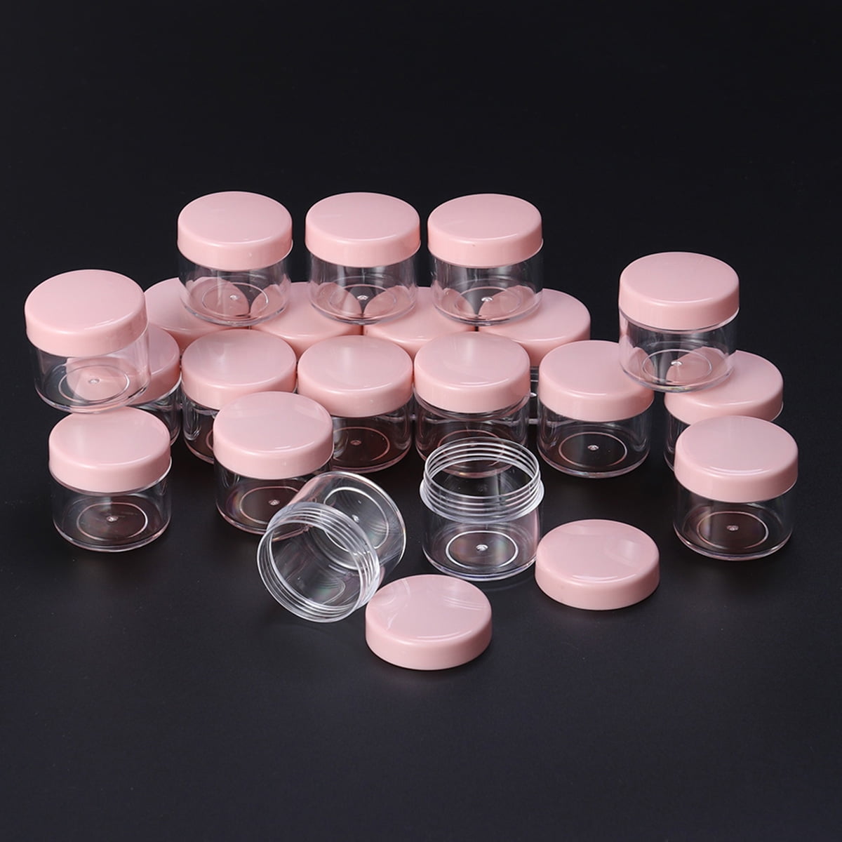 Masteelf 20 Pcs Cream Bottle Pink Cosmetic Containers Travel - Walmart.com